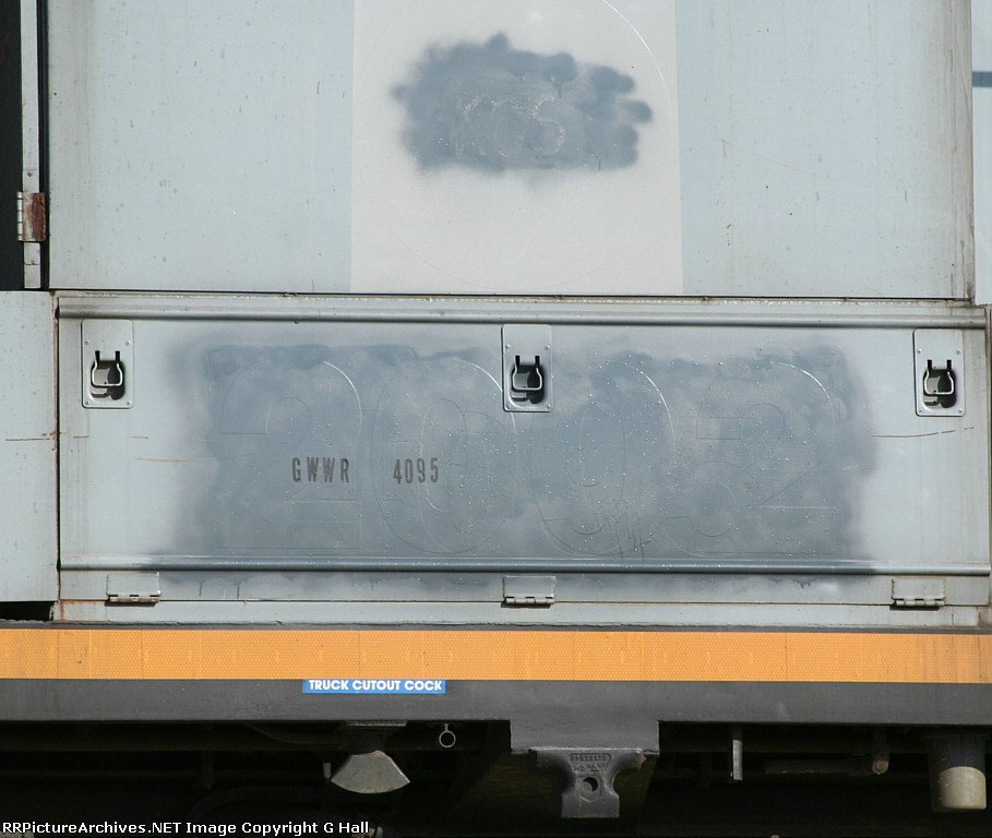 GWWR 4095 renumber job